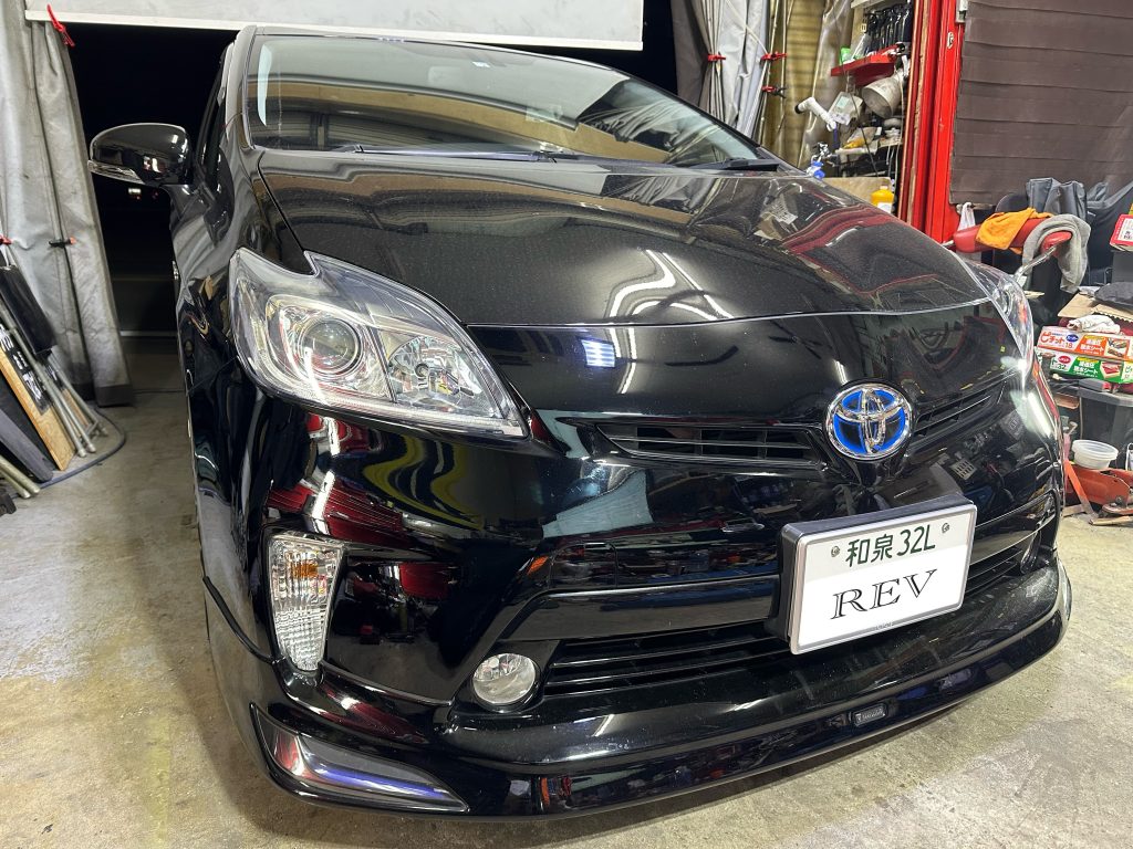 【大阪府・羽曳野市】ZVW30プリウス 持ち込み車高調取り付け｜燃費向上アライメント調整・乗り心地改善｜作業BLOG | 燃費向上アライメント ...